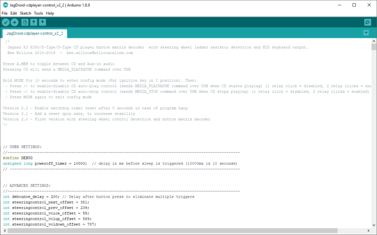 Advanced CD aux-in modification – JagDroid