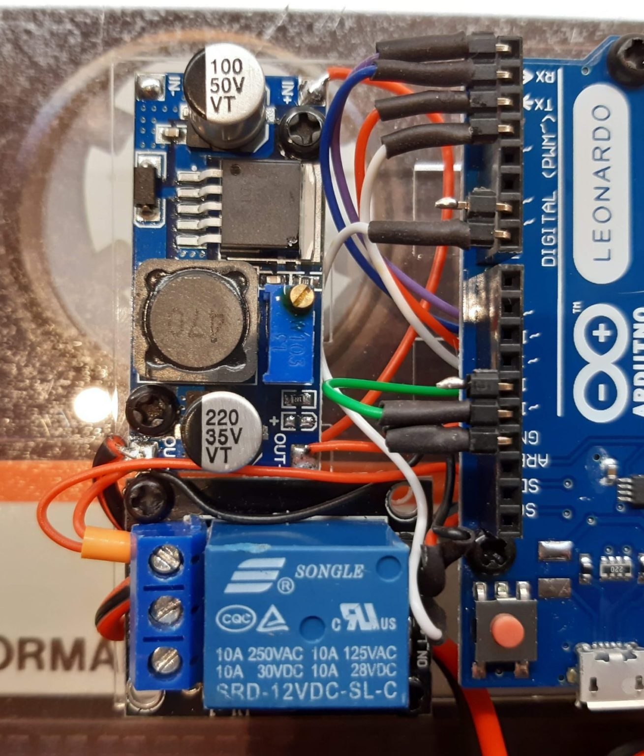 Control board wiring – JagDroid